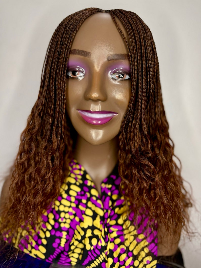 100% Human Hair Wig | Lugo Hair Braided Wig | Glueless Wig | Quality ...