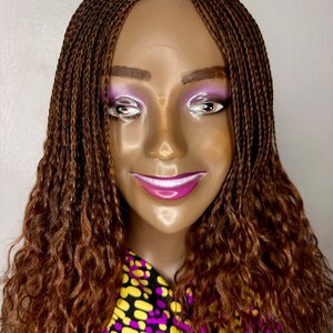 100% Human Hair Wig | Lugo Hair Braided Wig | Glueless Wig | Quality ...