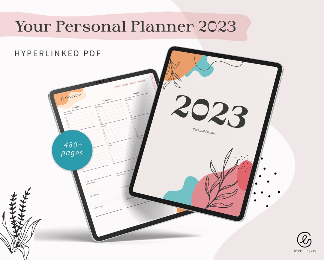 Digital Planner 2023, Goodnotes Planner, iPad Planner, Notability ...