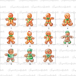 Gingerbread Man Png Clipart, Gingerbread Cookie Clipart, Holiday Sweet ...