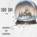 Christmas Winter Snow Globe Clipart, Winter Snow Globe Clipart, Winter ...