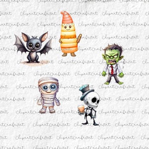 Halloween Night Spooky Clipart, Cute Halloween Horror Spooky Clipart ...