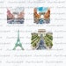 Paris City Clipart, Paris City Watercolor Clipart, Saint Chapelle ...