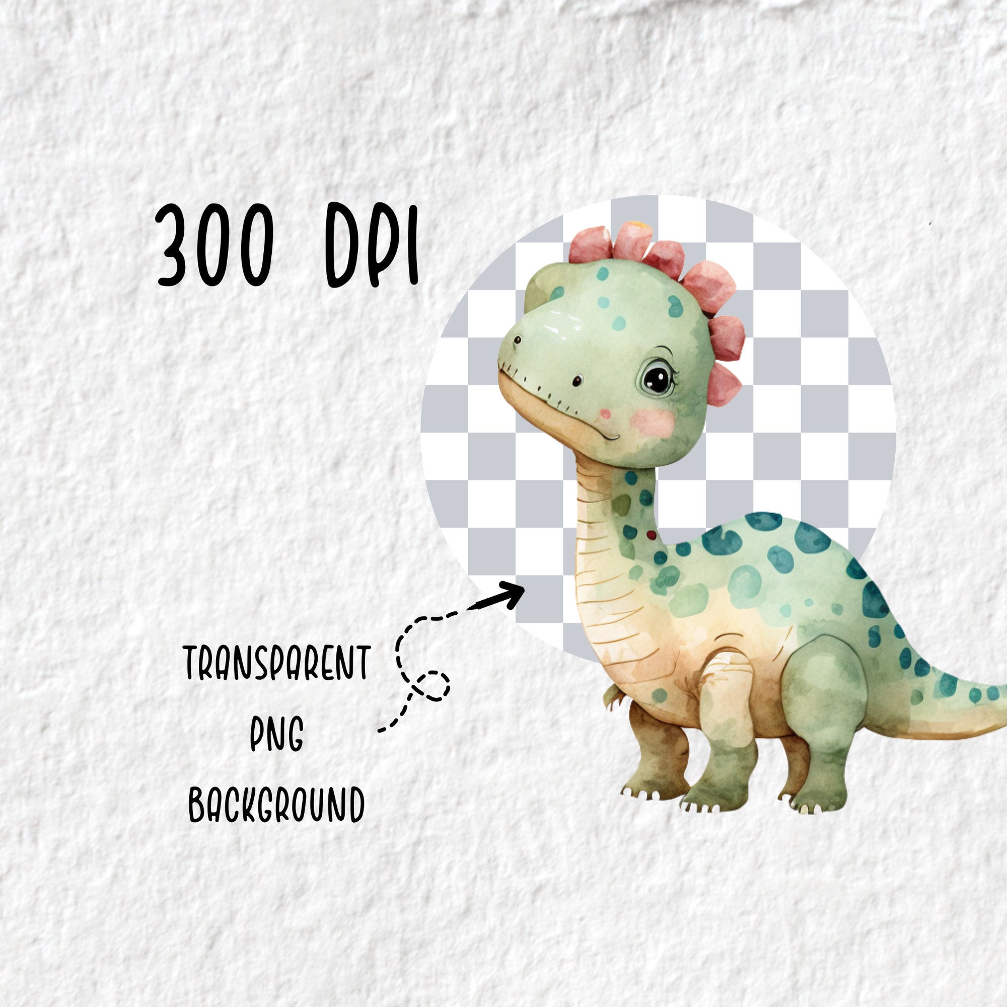 Dinosaurs Watercolor Clipart Cute Baby Shower Graphics - Etsy