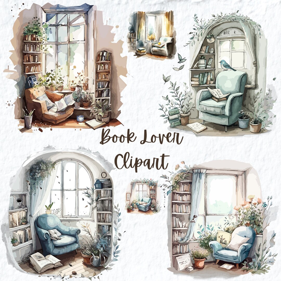 Book Lover Clipart, Bookworm Clipart Png, Reading Book Lover Clipart ...