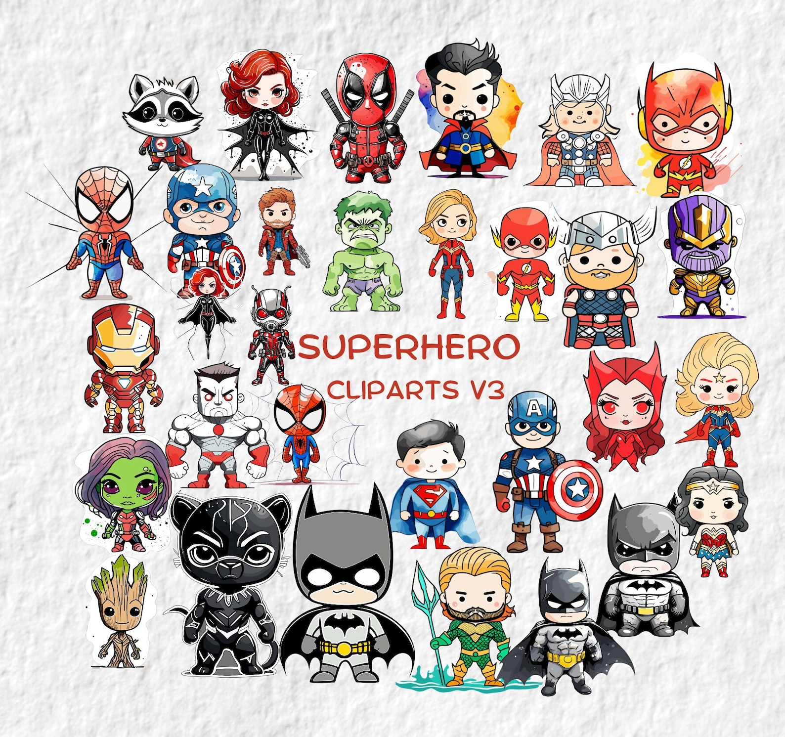 Superhero Clipart, Superheroes Avengers DC Clipart, Hulk Clipart ...