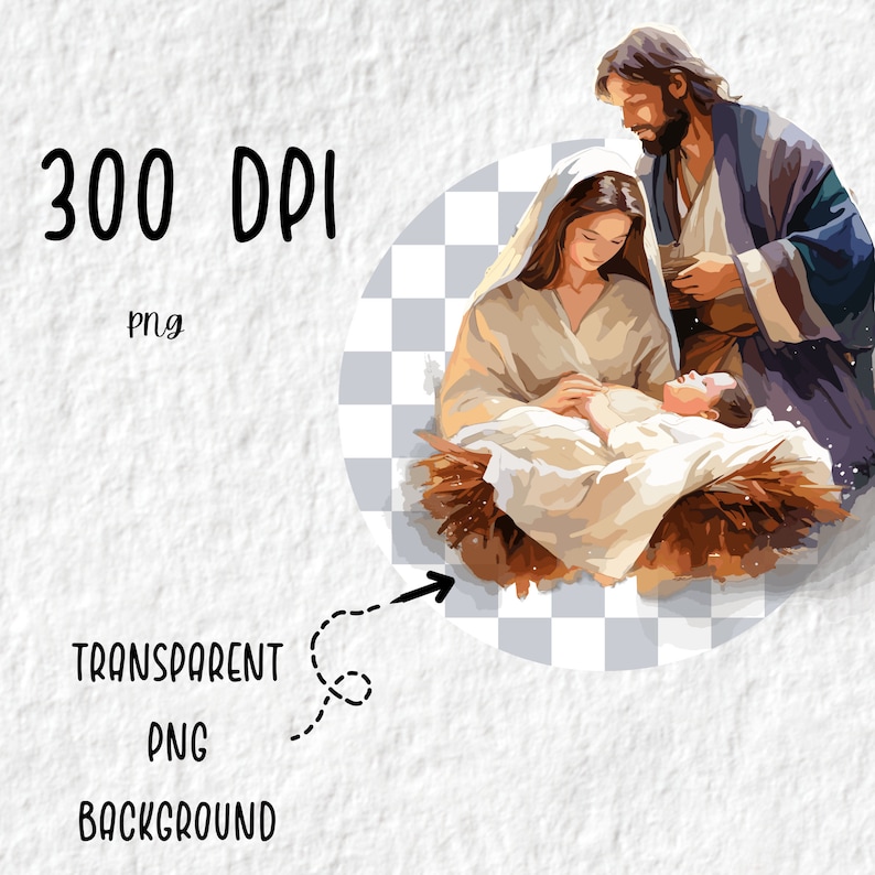 Nativity Scenes Clipart, Nativity Scene Religious Christmas PNG ...