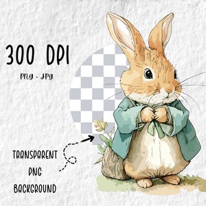 Beatrix Bunny Rabbit Clipart, Cute Peter Rabbit Beatrix Bunny Clipart ...