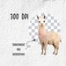 Llama Watercolor Clipart, Cute Alpaca Baby Shower Graphics, Alpaca Farm ...