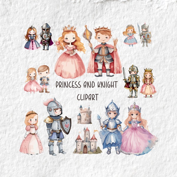 Princess and Knights - Etsy