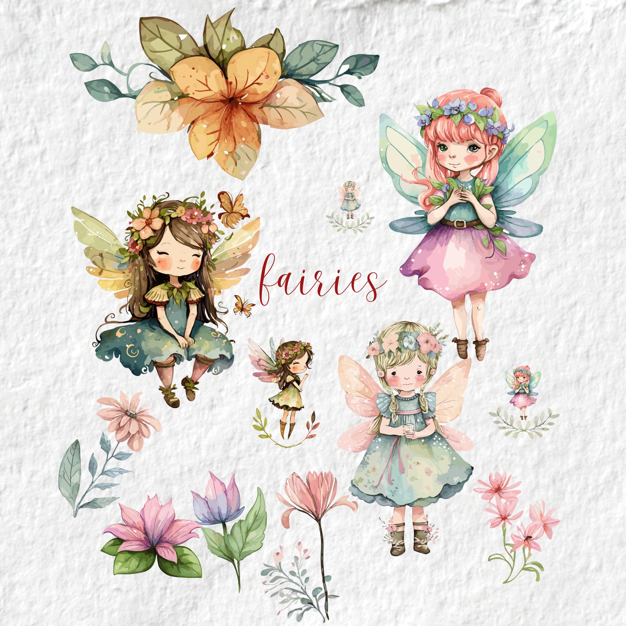Woodland Fairy Cartoon