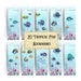 Tropical Fish Bookmarks Printable, Tropical Underwater Bookmark Gifts ...