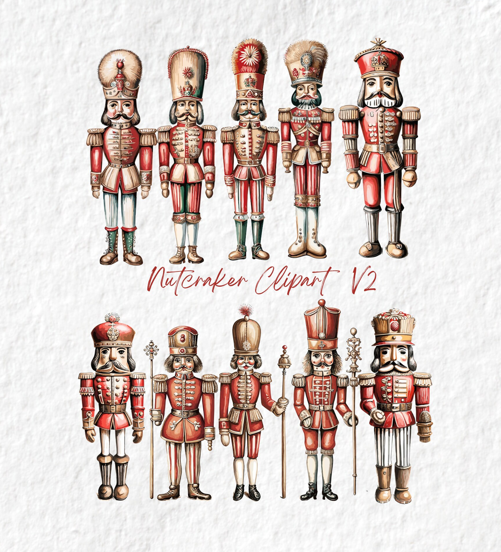 Christmas Nutcracker Clipart, Nutcracker Clipart, Xmas Nutcracker ...