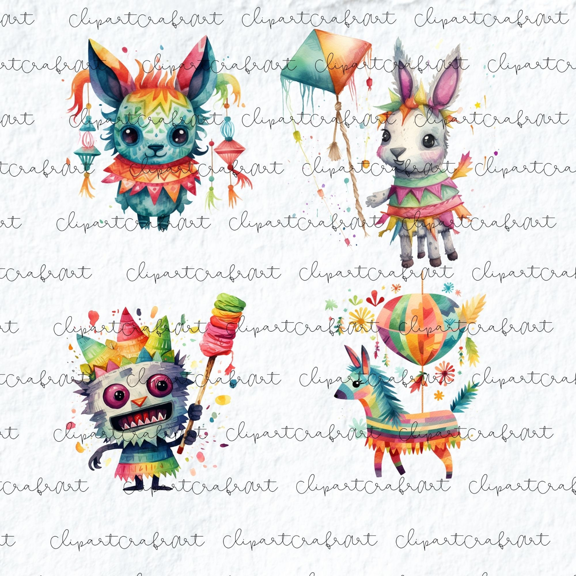 Piñata Clipart, Cinco De Mayo Mexican Fiesta Piñata Clipart, Mexican ...