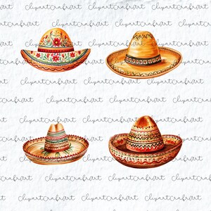 Sombrero Hat Clipart, Cinco De Mayo Mexican Sombrero Hat Clipart ...