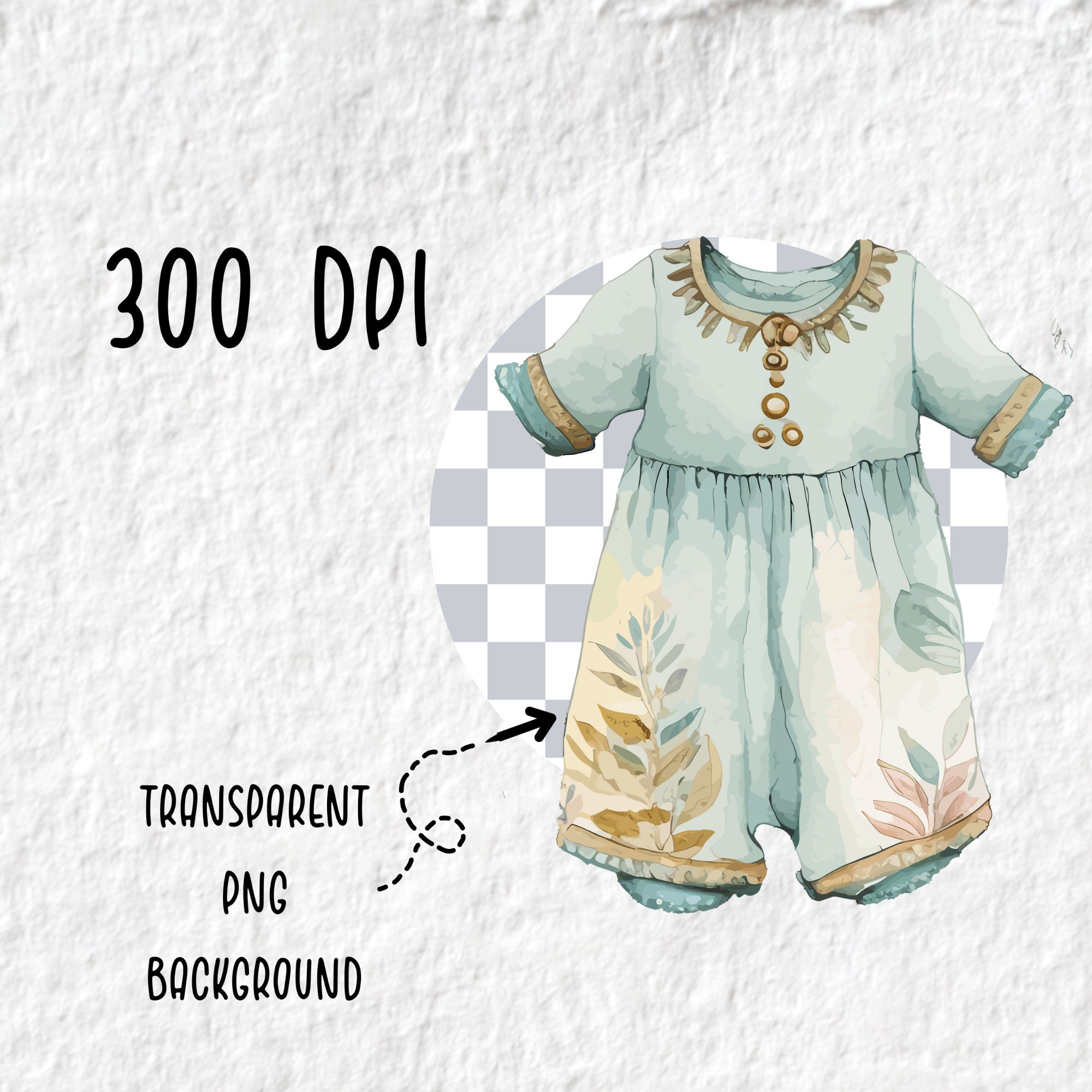 Boho Baby Clothes Watercolor Clipart Baby Clothes Newborn - Etsy