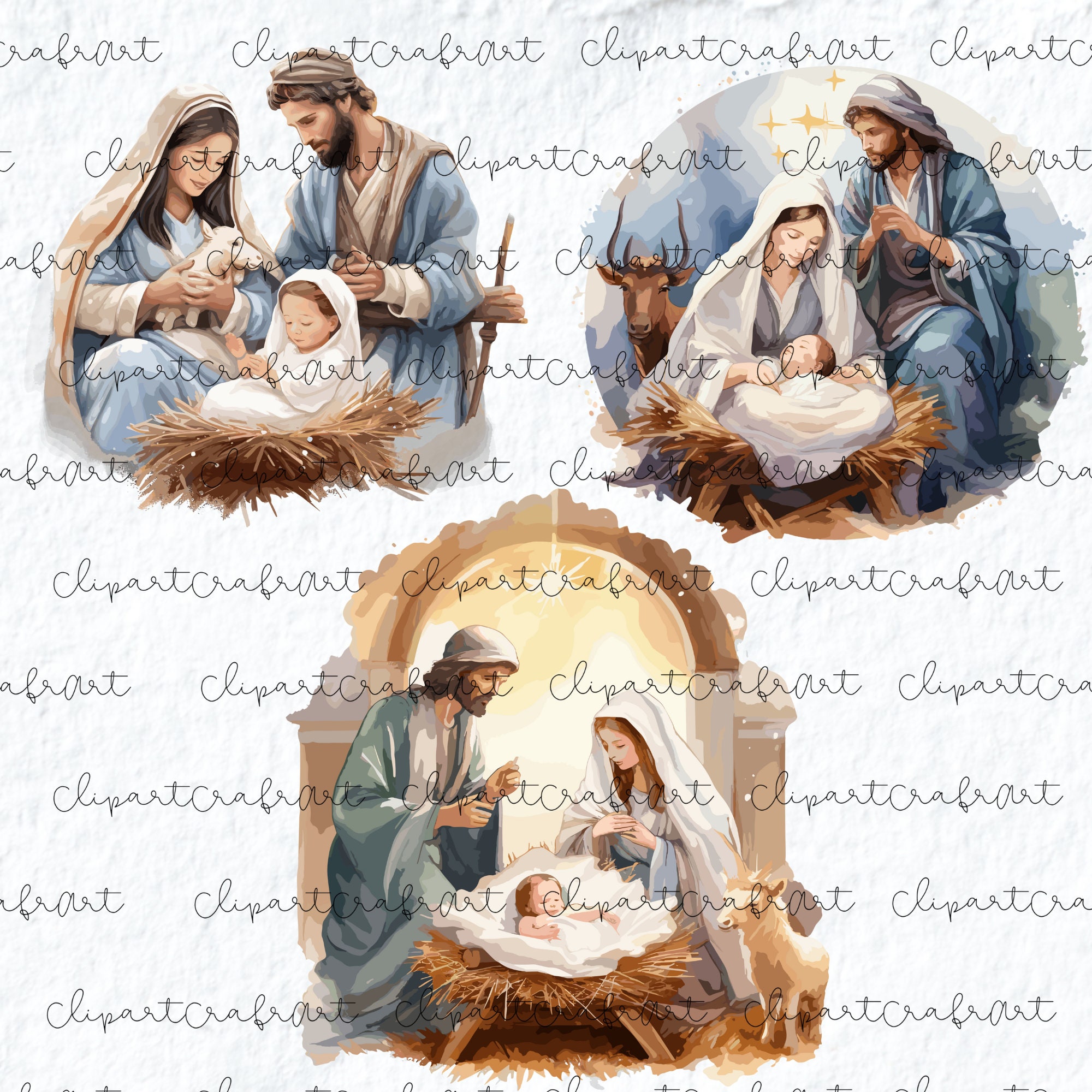 Nativity Scenes Clipart, Nativity Scene Religious Christmas PNG ...