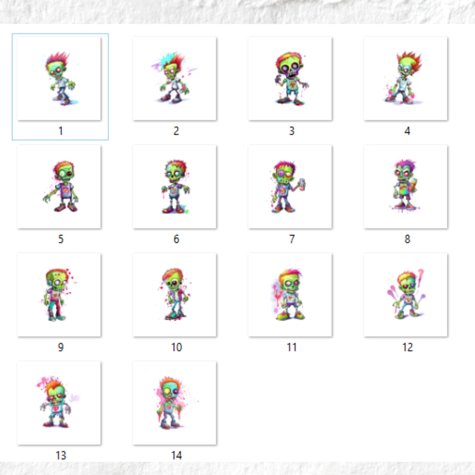 Halloween Zombie Clipart, Cute Halloween Horror Zombie Clipart, Creepy ...