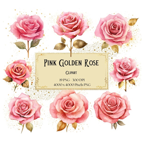 Rose Clipart - Etsy