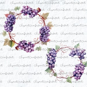 Grapes Fruit Png Clipart, Grapes Fruit Bundle Clipart, Grapes Fruit ...
