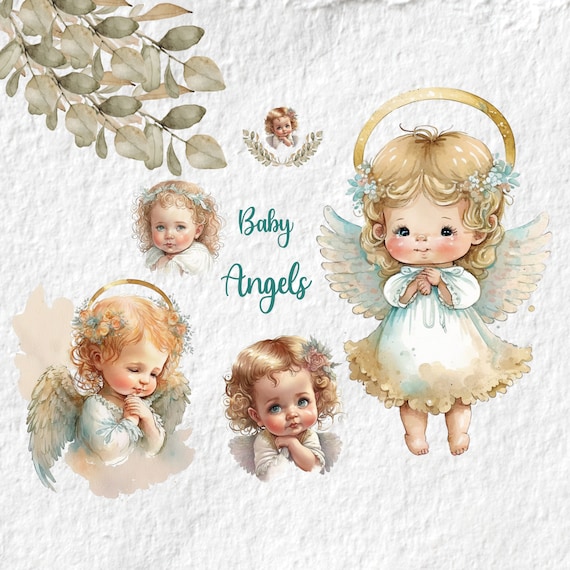 Baby Girl Angel Clipart