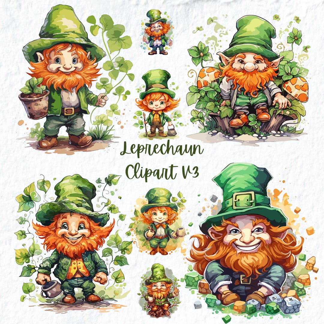 Leprechaun Clipart, Happy St Patricks Day Clipart, Leprechaun Png ...
