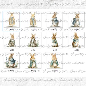 Beatrix Bunny Rabbit Clipart, Cute Peter Rabbit Beatrix Bunny Clipart ...