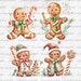 Gingerbread Man Clipart Gingerbread Cookie Christmas Clipart - Etsy