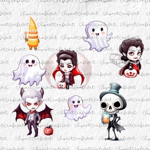 Halloween Night Spooky Clipart, Cute Halloween Horror Spooky Clipart ...