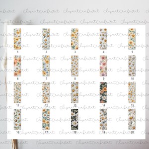 Daisy Bookmarks Printable, Daisy Flower Bookmark Gifts, Floral Daisy ...