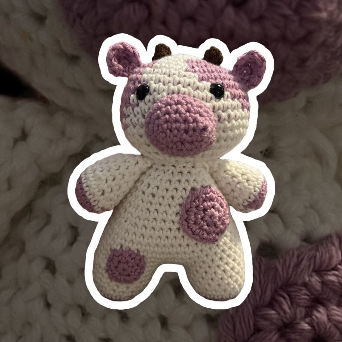 Cow Crochet Pattern, Plush Cow Pattern, Plush Teddy Crochet Pattern ...