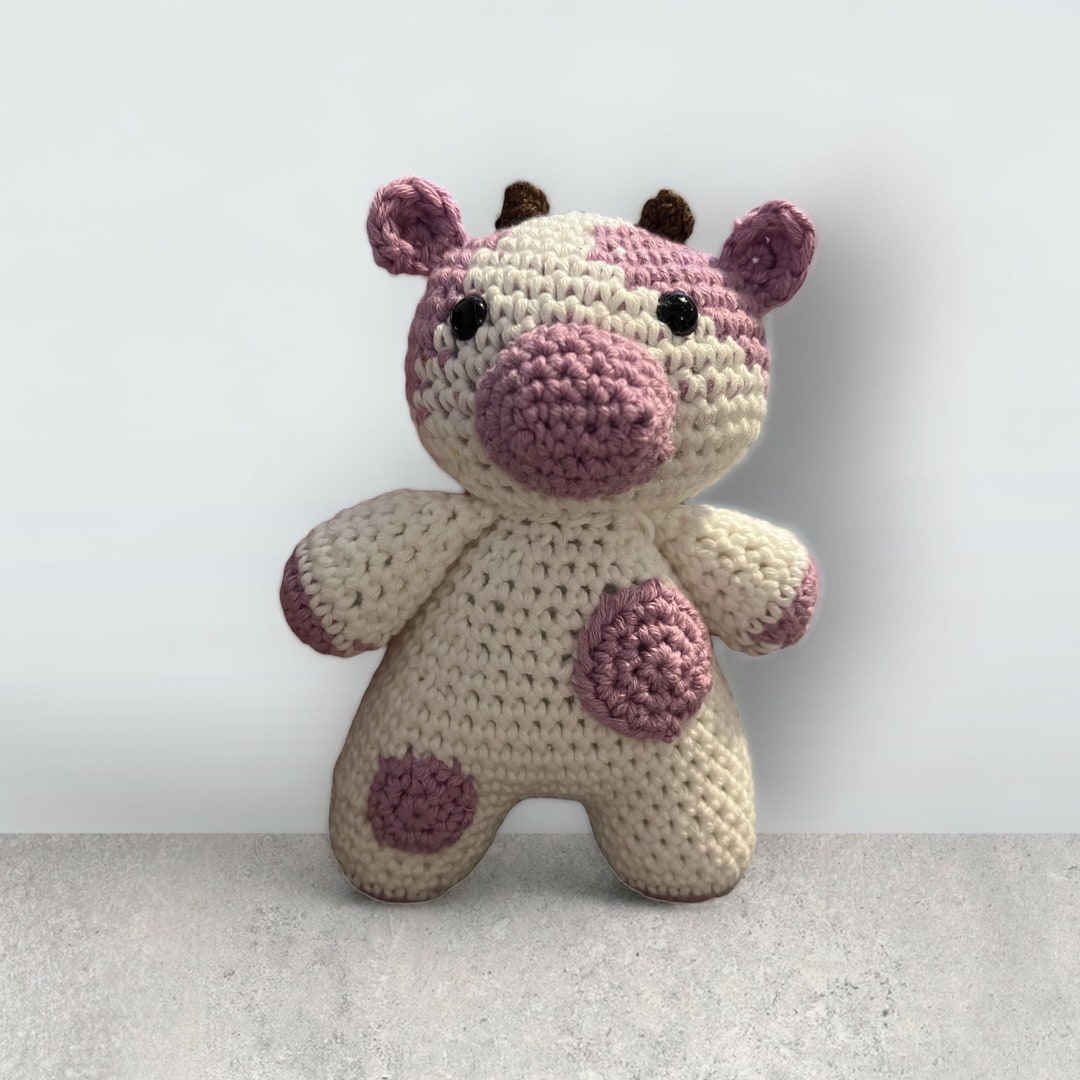 Cow Crochet Pattern, Plush Cow Pattern, Plush Teddy Crochet Pattern ...