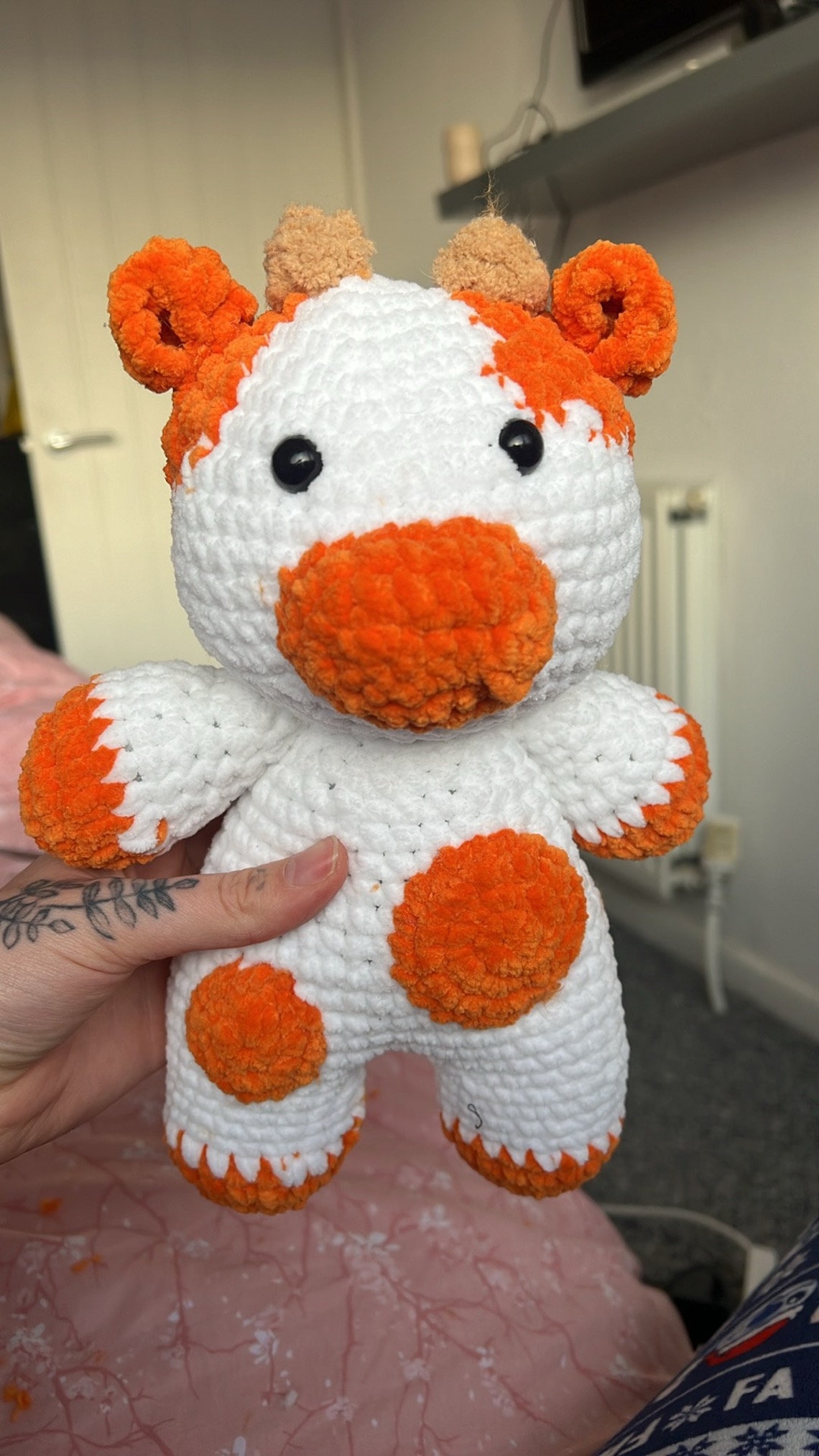 Cow Crochet Pattern, Plush Cow Pattern, Plush Teddy Crochet Pattern ...