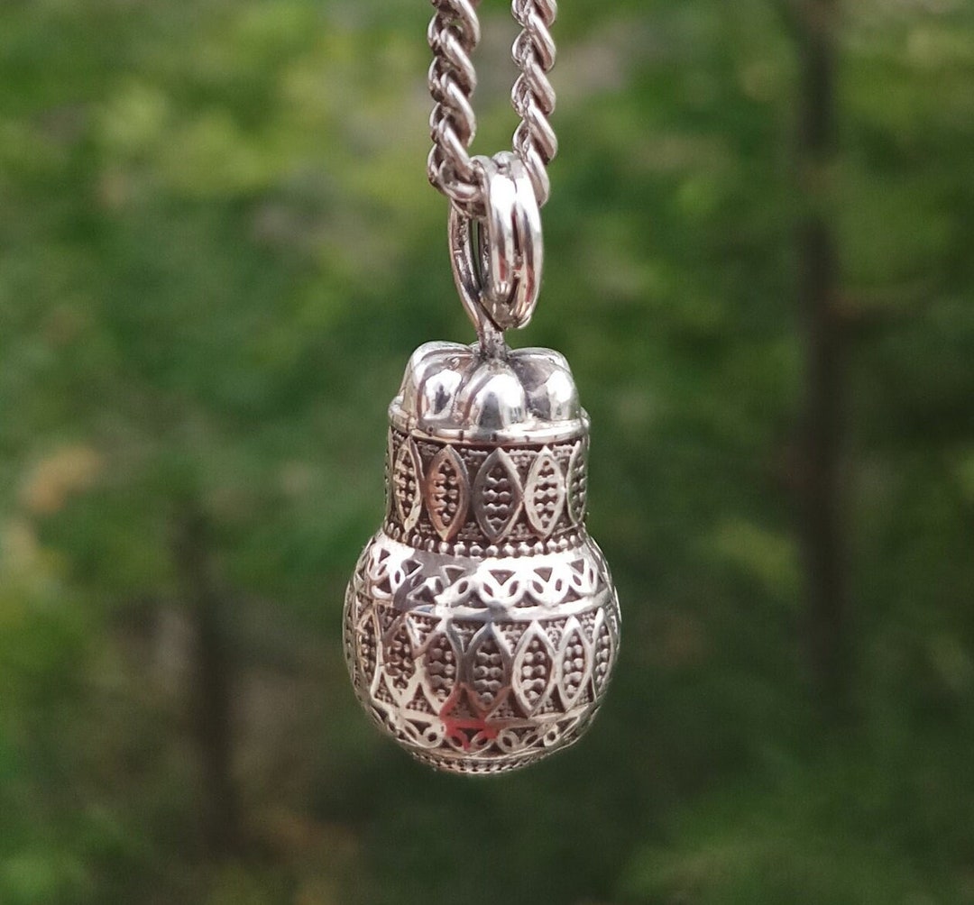 Vintage Spinner Locket for Her, 925 Sterling Silver Antique Locket ...