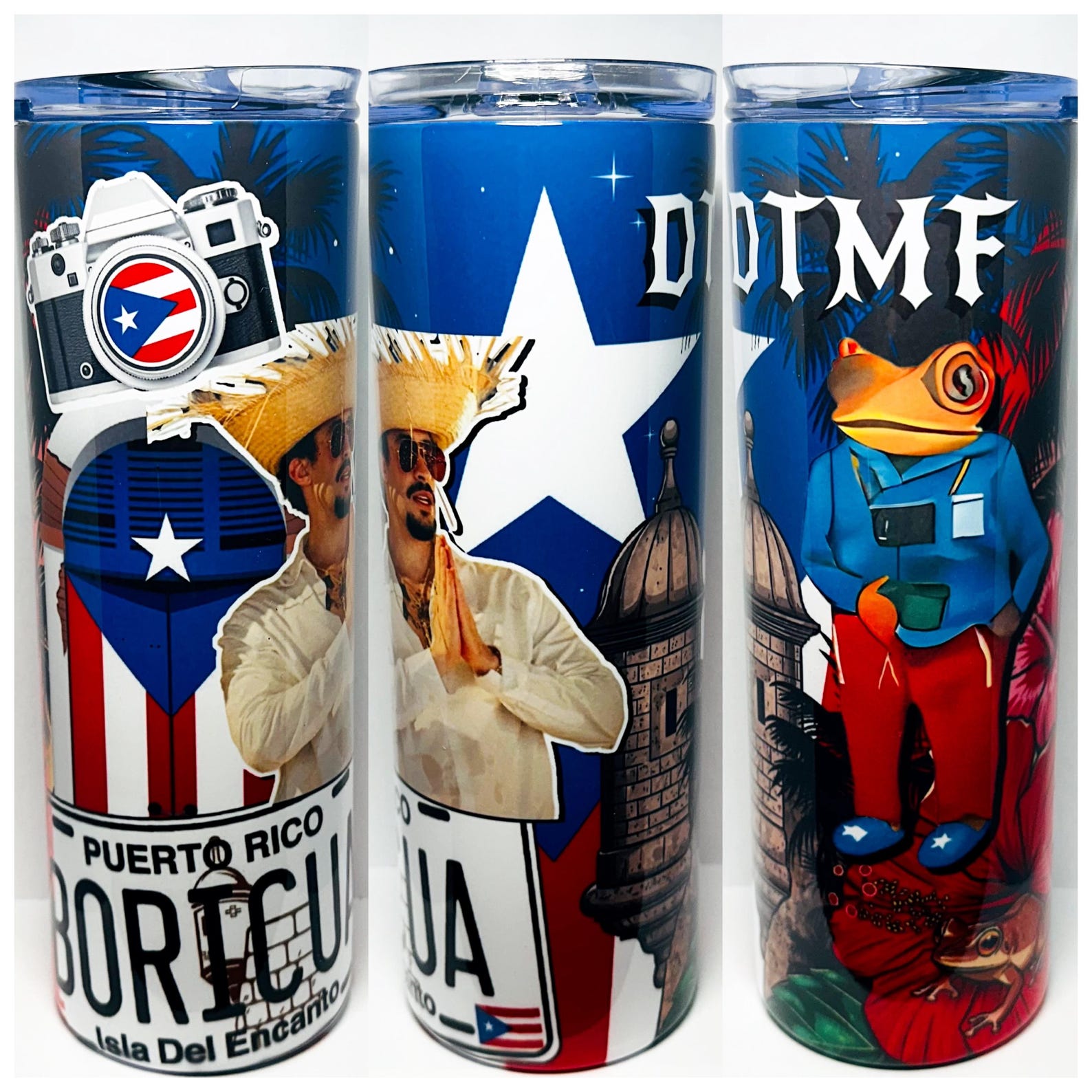 Badbunny Debí Tirar Más Fotos 20oz Tumbler Includes Cámara Keychain ...