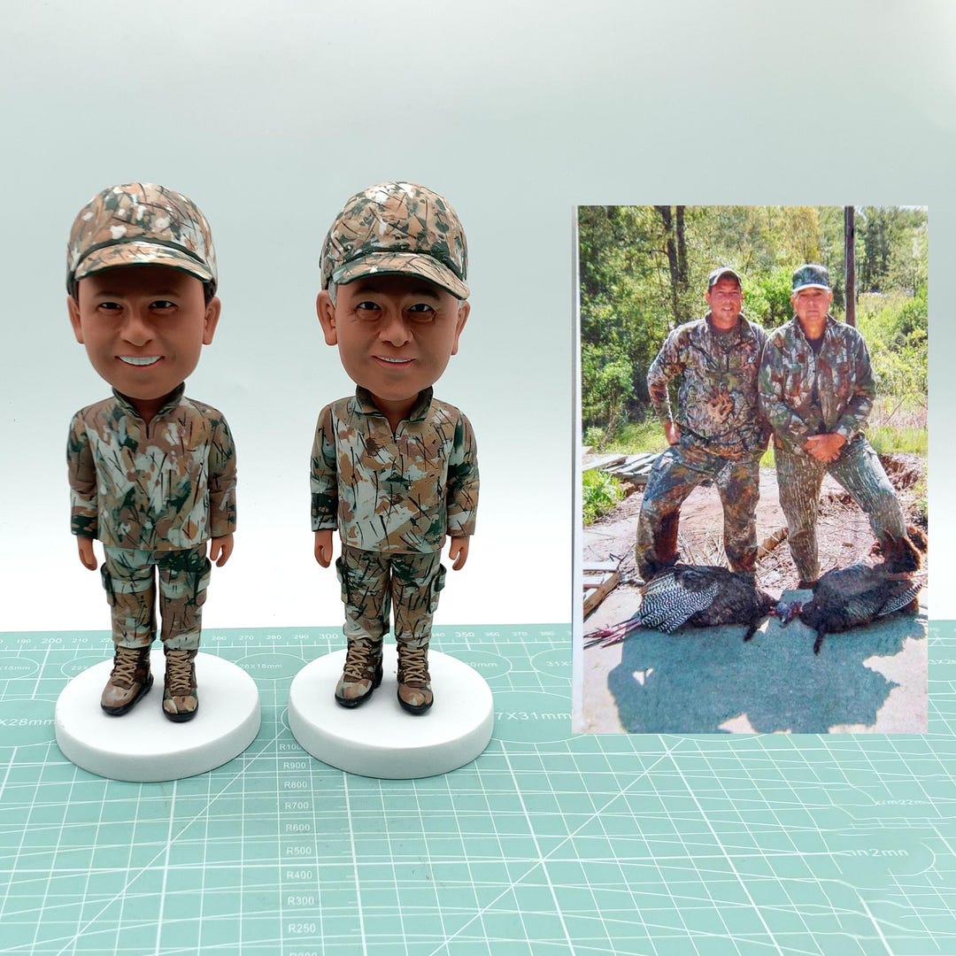 Custom Soldier Bobbleheads, Personalized Bobbleheads, Custom 3D Statues ...