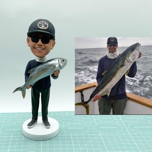 Custom Fisherman Bobbleheads, Personalized Fisherman Bobbleheads ...