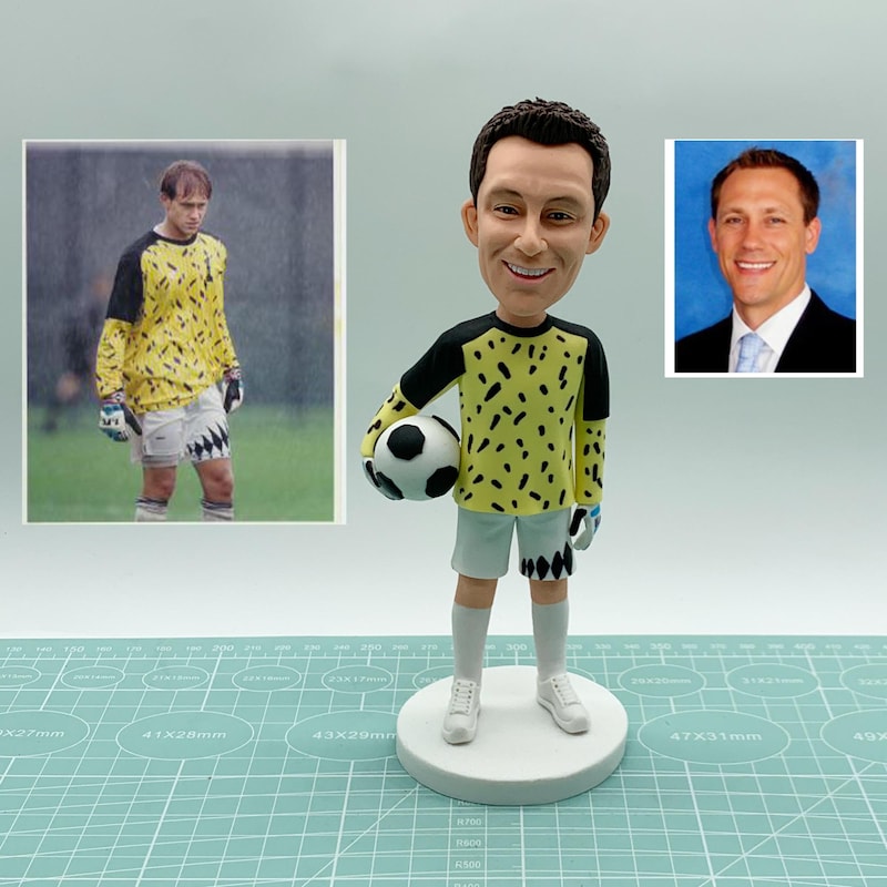 Bobble Head Soccer Player - Etsy