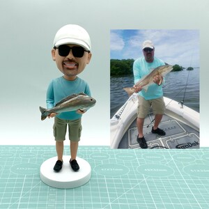 Custom Fisherman Bobbleheads, Personalized Fisherman Bobbleheads ...