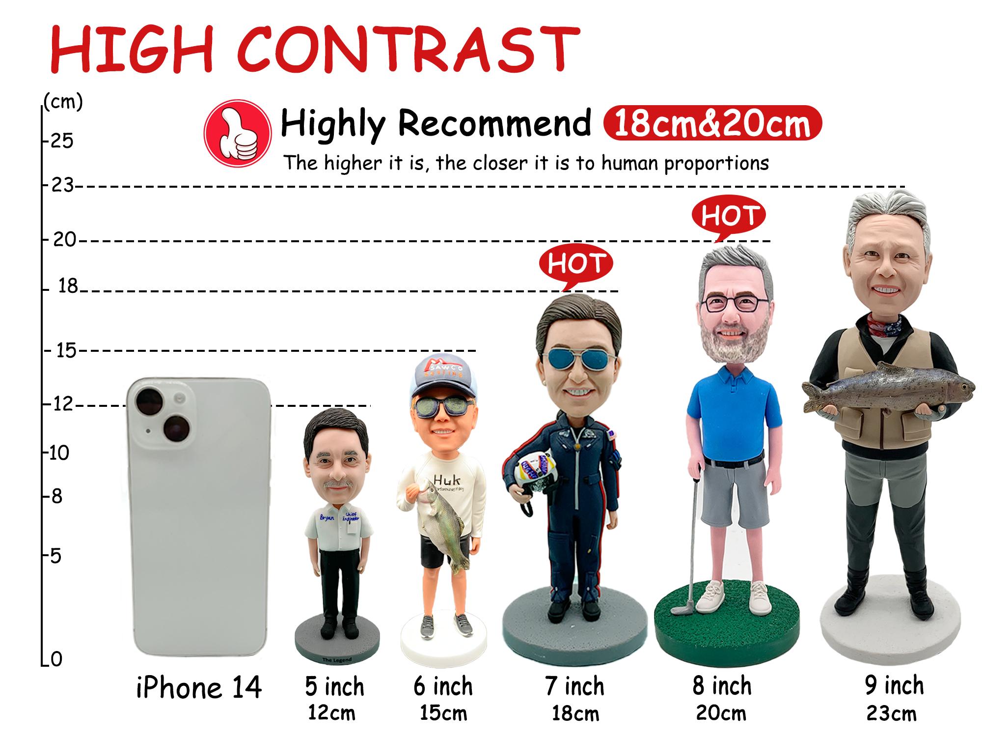 Custom Hunting Bobblehead,personalized Hunter and Deer Bobbleheads ...