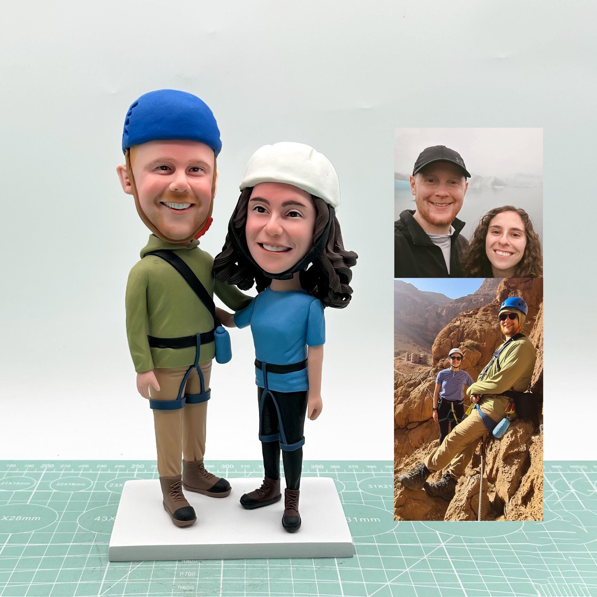 Personalized Couple Bobbleheads,custom Couple Climber Bobblehead,custom ...