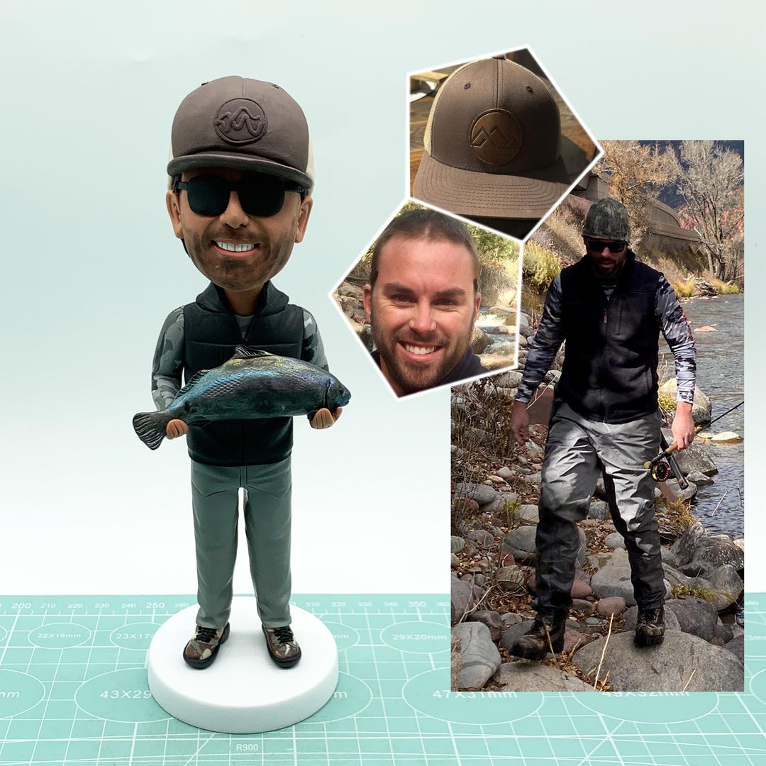 Custom Fishing Bobbleheads, Custom Fishing Expert Bobbleheads, Fishing ...