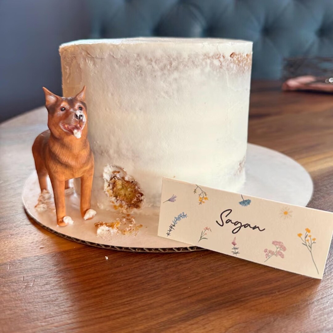 Personalized Custom Dog Wedding Cake Toppers,pet Cake Toppers,pet ...