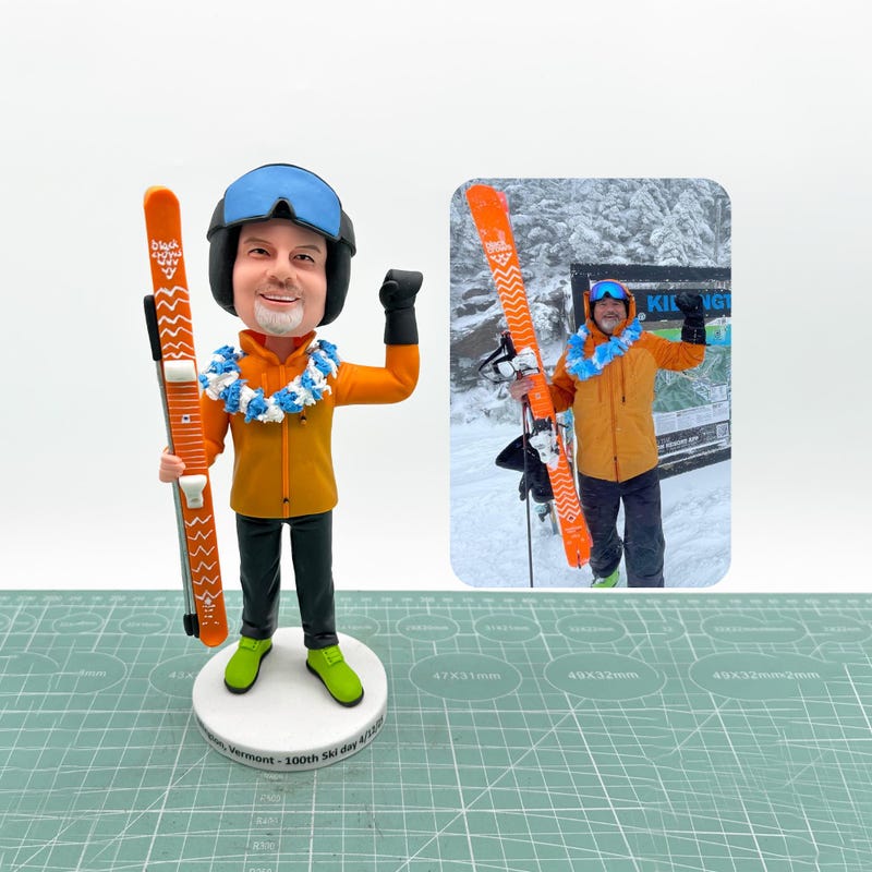 Custom Ski Bobblehead - Etsy