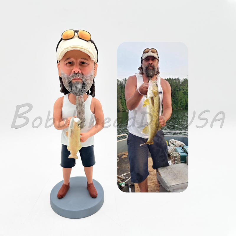 Fish Bobblehead Custom - Etsy