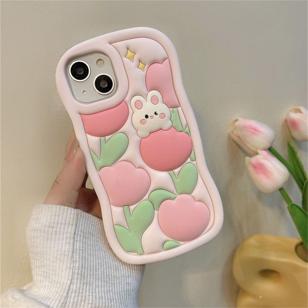 Rabbit Phone Case - Etsy