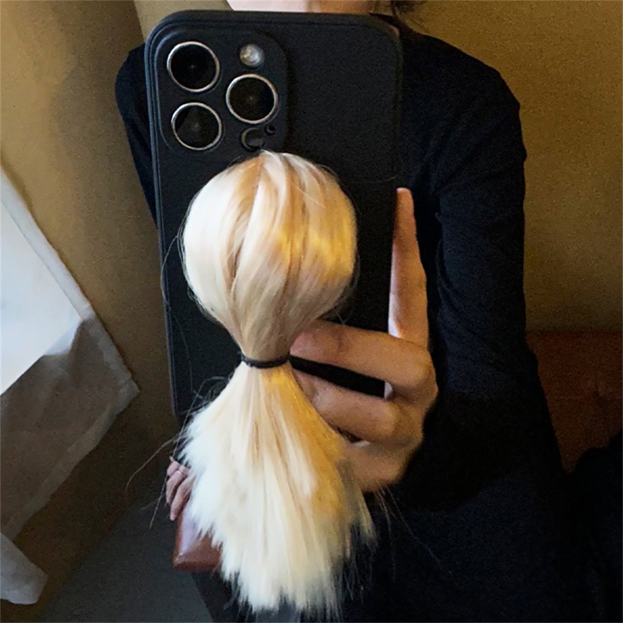 DIY Braided Hair Phone Case Horror Girl Phone Case Dark Girl - Etsy