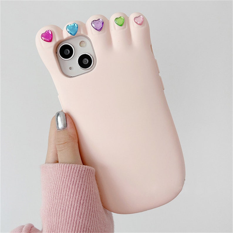 3D Fuß Form Handyhülle Lustige Handyhülle iPhone 15 14 13 12 - Etsy.de