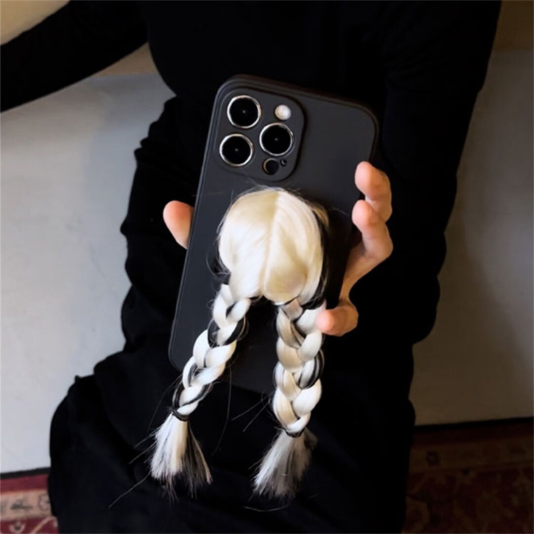 DIY Braided Hair Phone Case Horror Girl Phone Case Dark Girl - Etsy