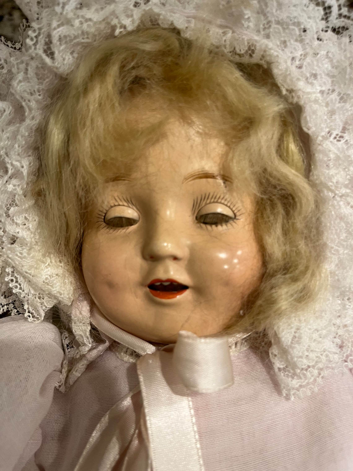 Vintage Porcelain Doll - Etsy